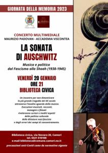 La sonata di Auschwitz: in Biblioteca civica a Cameri | FreeNovara